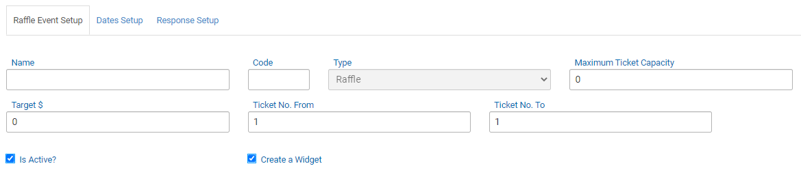 Creating a raffle campaign – Vega