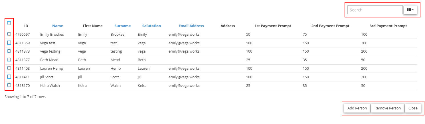 Campaign Action - Excel List – Vega