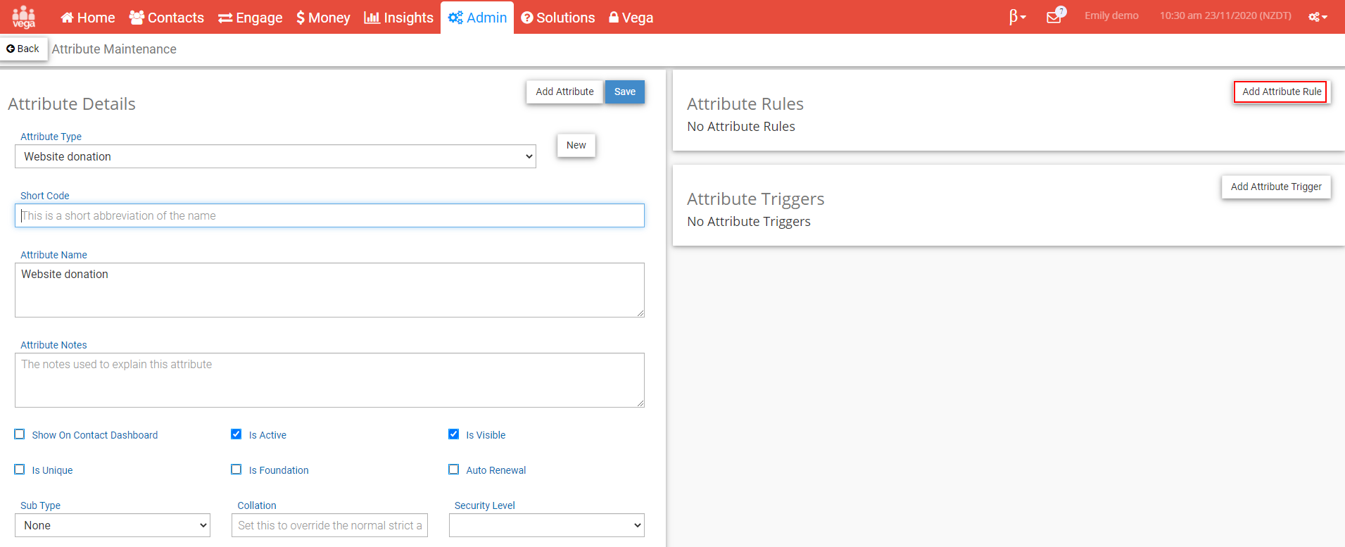 Setting up Attribute Rules – Vega Setting up Attribute Rules – Vega